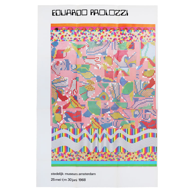 Eduardo Paolozzi at Stedelijk Museum Amsterdam Wim Crouwel Designed ...