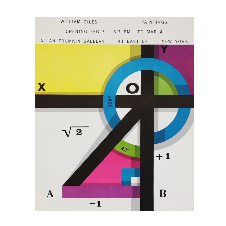 William Giles Paintings at Allan Frumkin Gallery Exhibition Poster ...