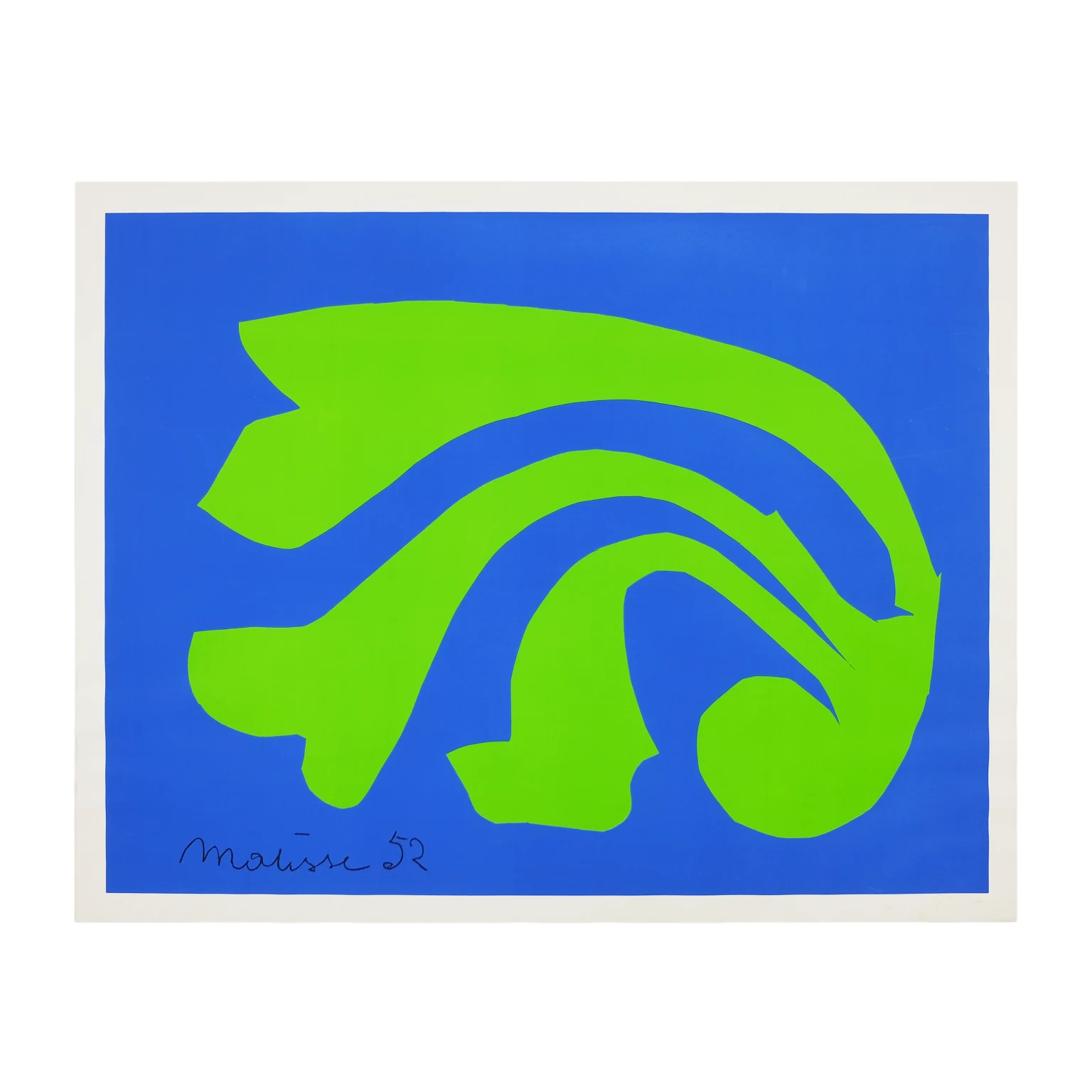 Henri Matisse "The Snail" Vibrant Color Large Serigraph | LELLI