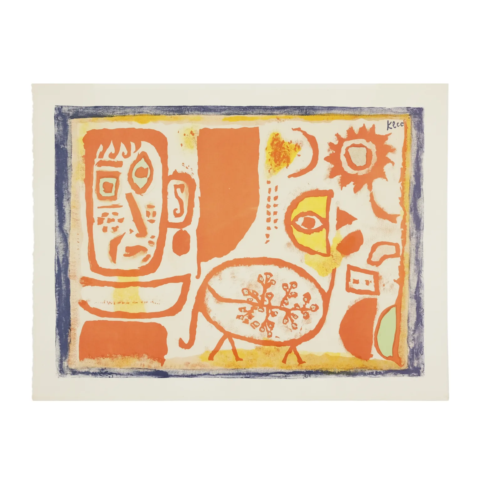 Paul Klee Untitled Color Lithograph on Paper | LELLI