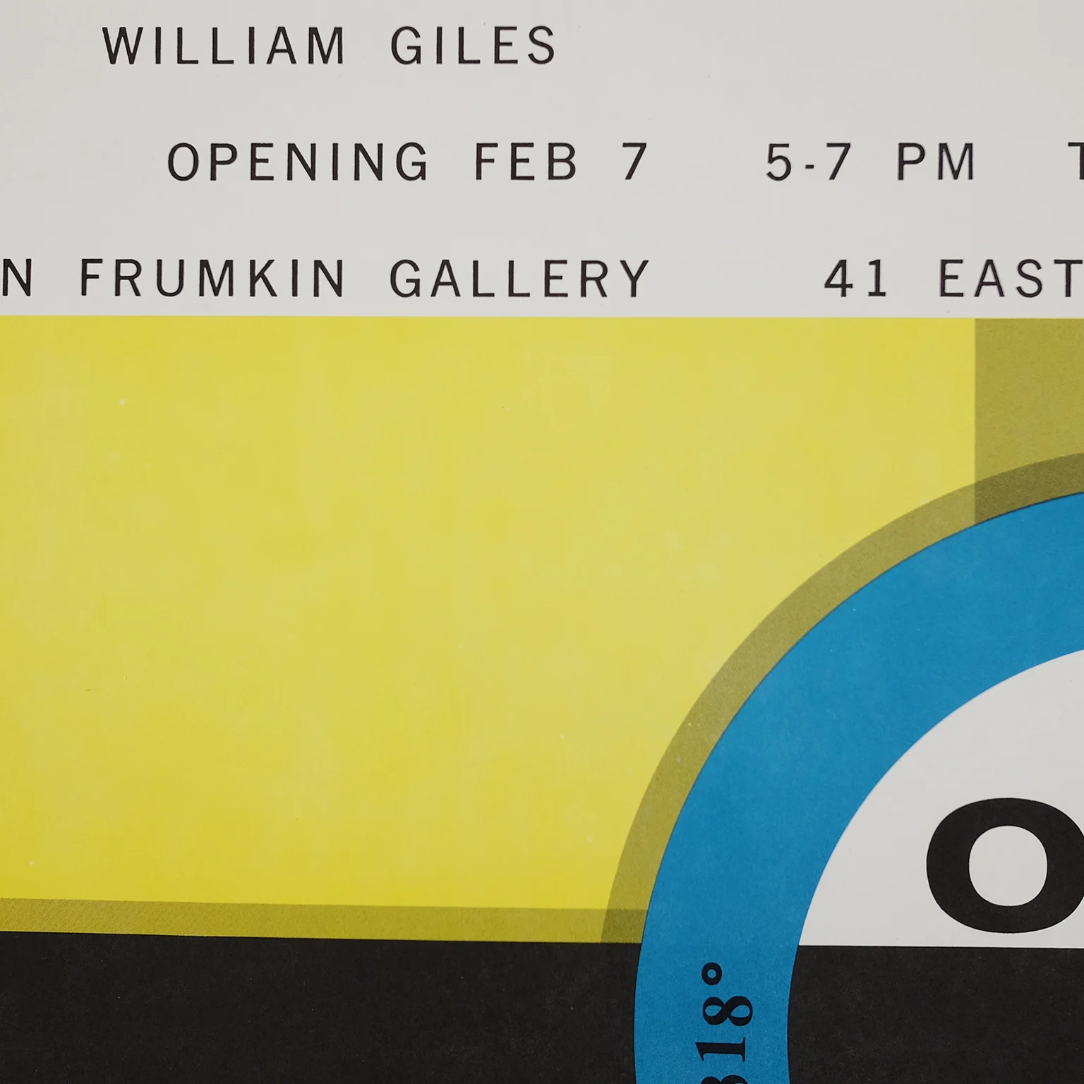 William Giles Paintings at Allan Frumkin Gallery Exhibition Poster ...